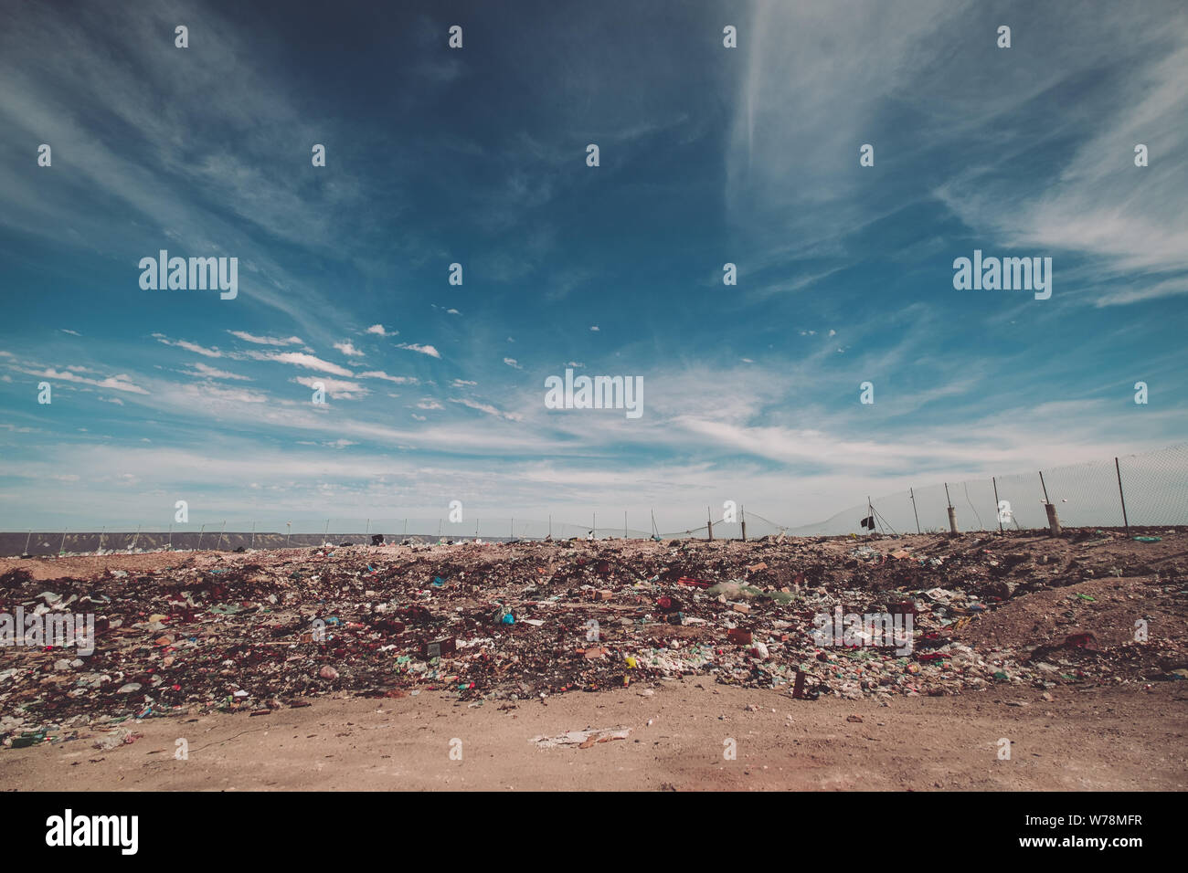 abandoned dump in mexico - faded style Stock Photo - Alamy
