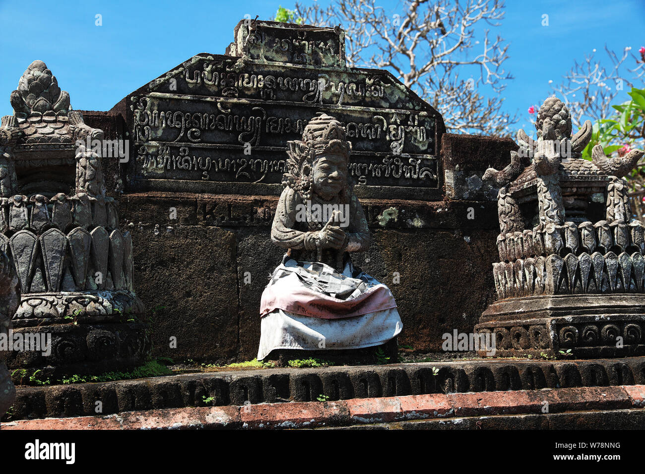 Ubud Temple on Bali island, Indonesia Stock Photo - Alamy