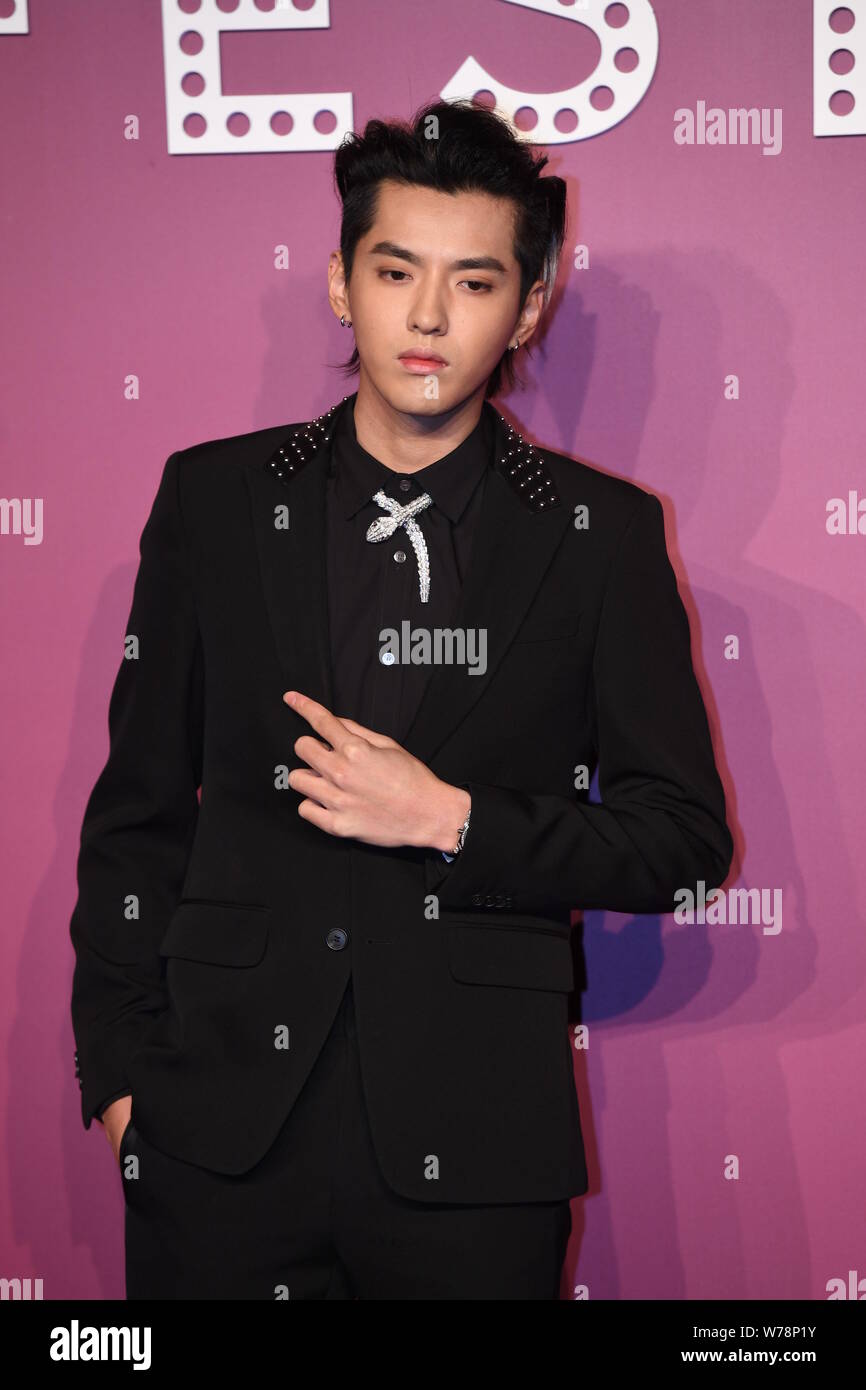 Chinese singer Chris Wu or Wu Yifan poses at the Bvlgari Festa in Beijing, China, 16 November ...