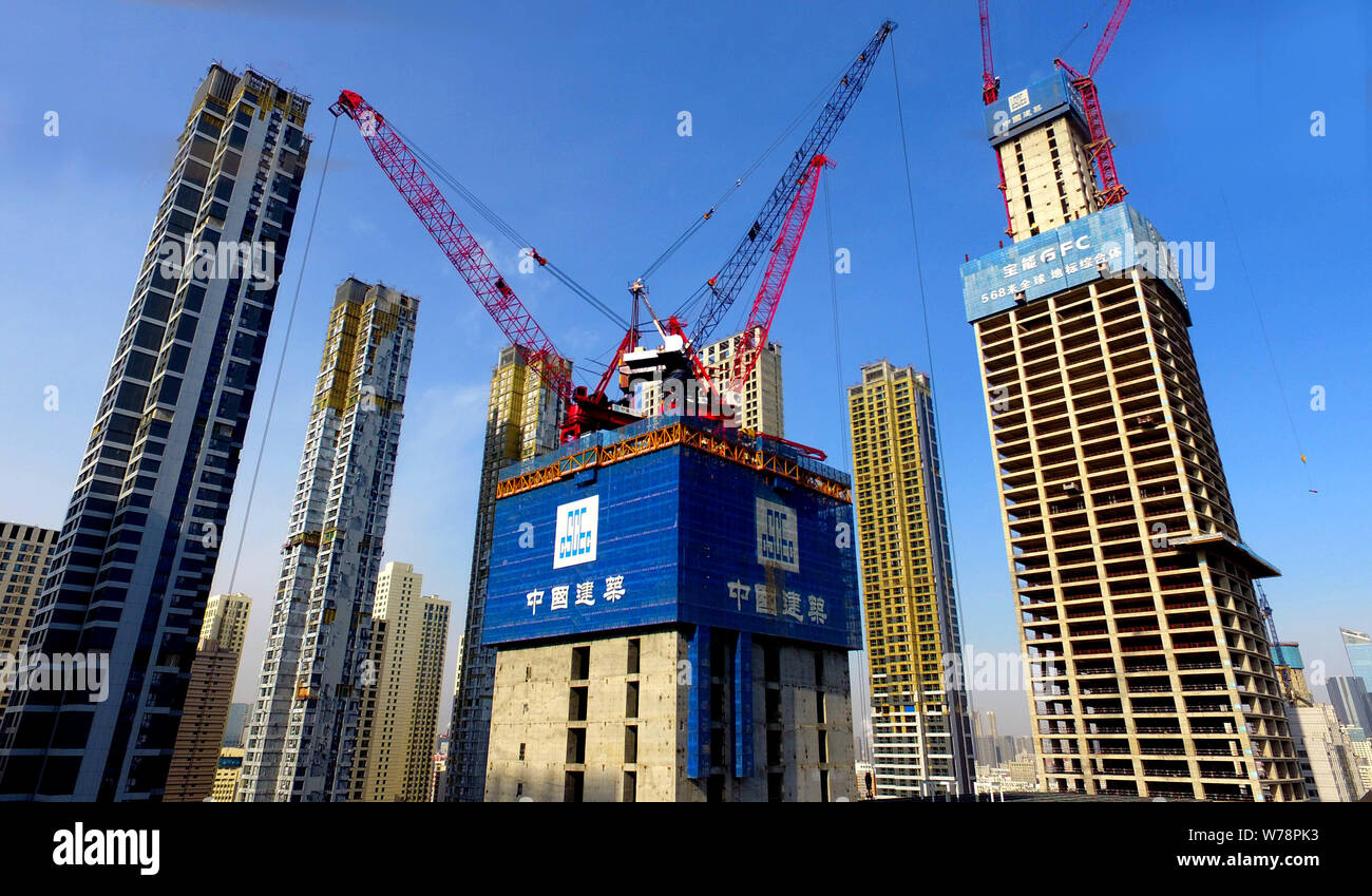 The Baoneng Shenyang Global Financial Center, the tallest building in ...