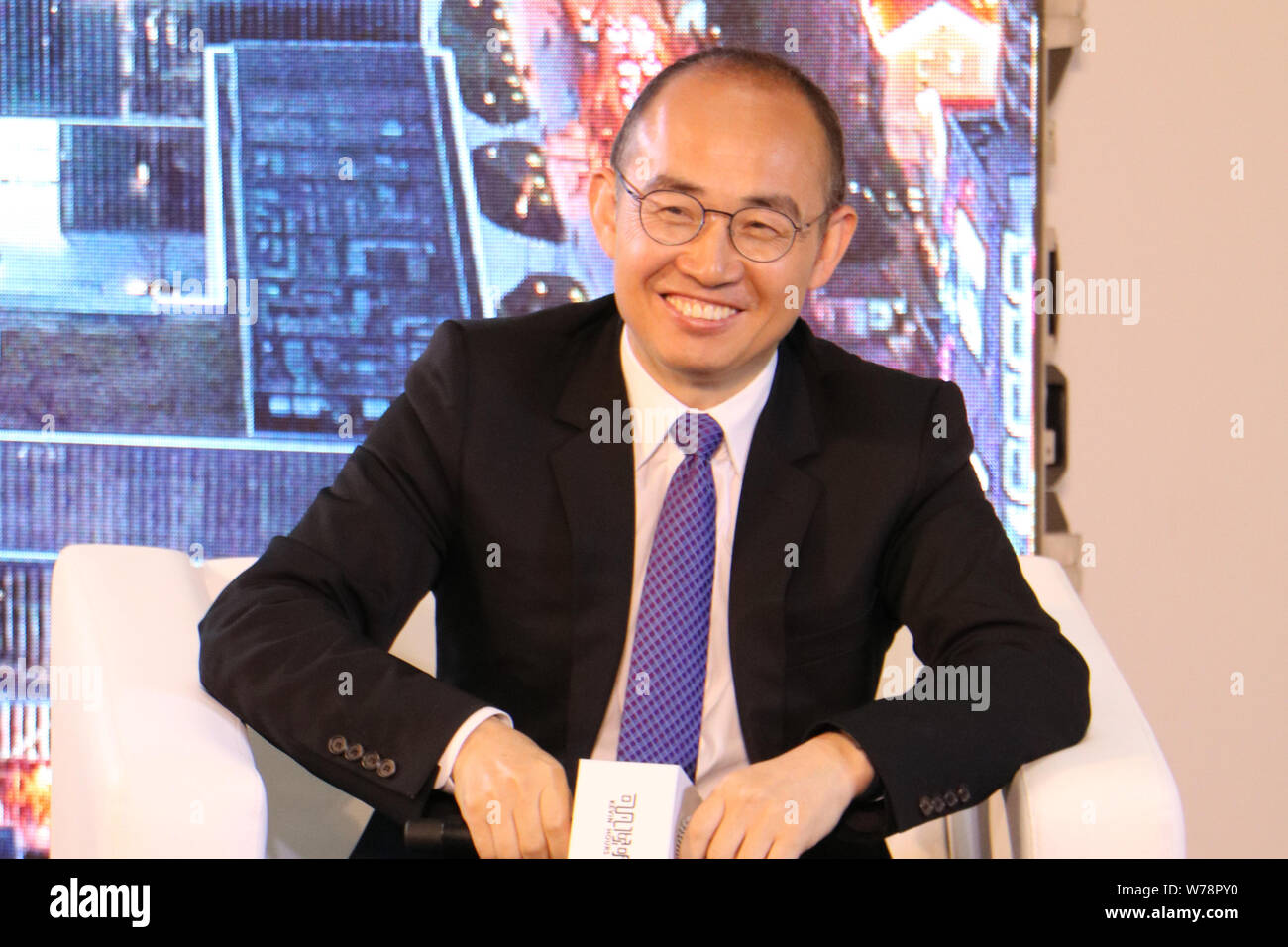 --FILE--Pan Shiyi, co-founder, Chairman and co-CEO of SOHO China ...