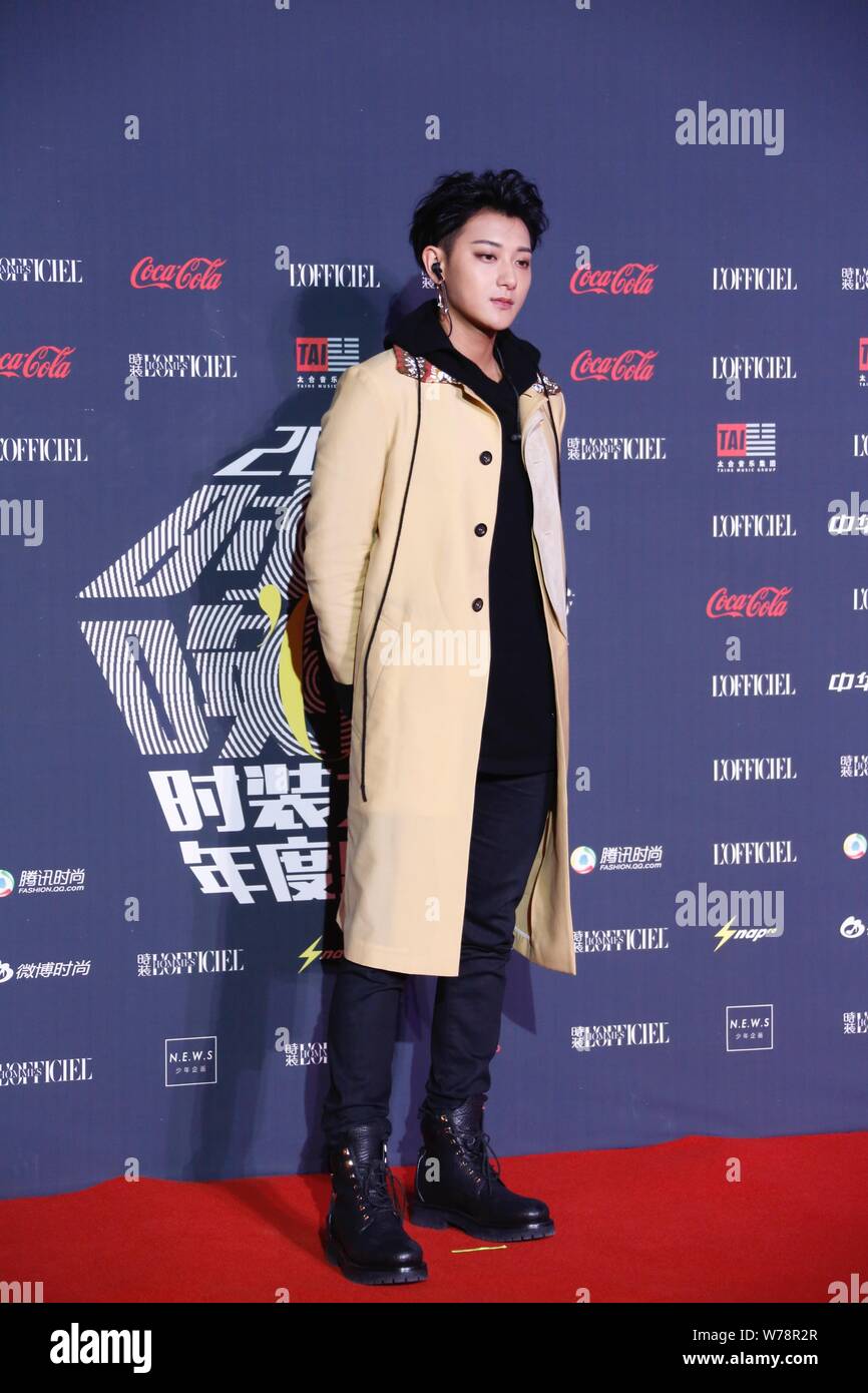Chinese Singer And Actor Huang Zitao Better Known As Z Tao Poses As