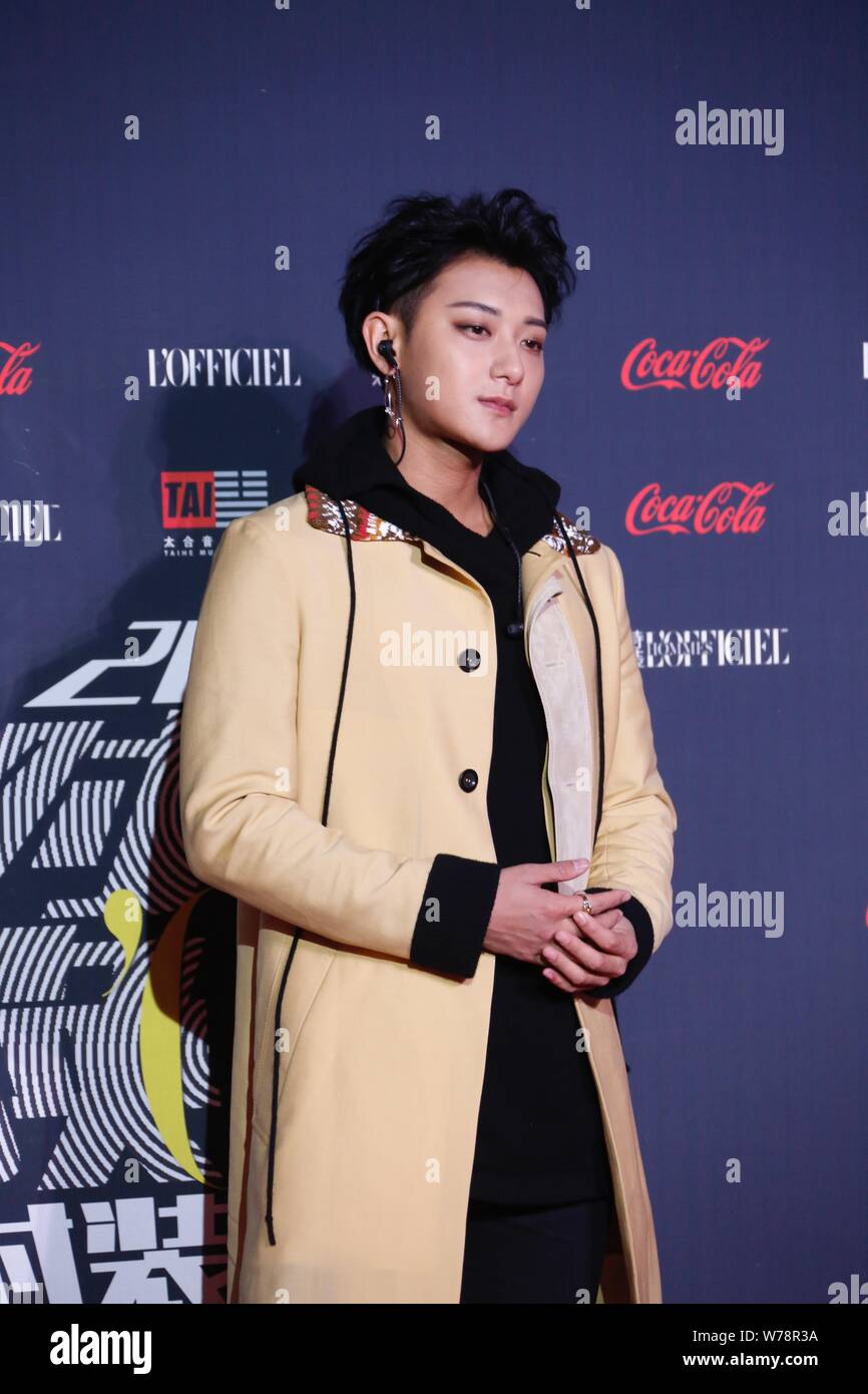 Chinese Singer And Actor Huang Zitao Better Known As Z Tao Poses As