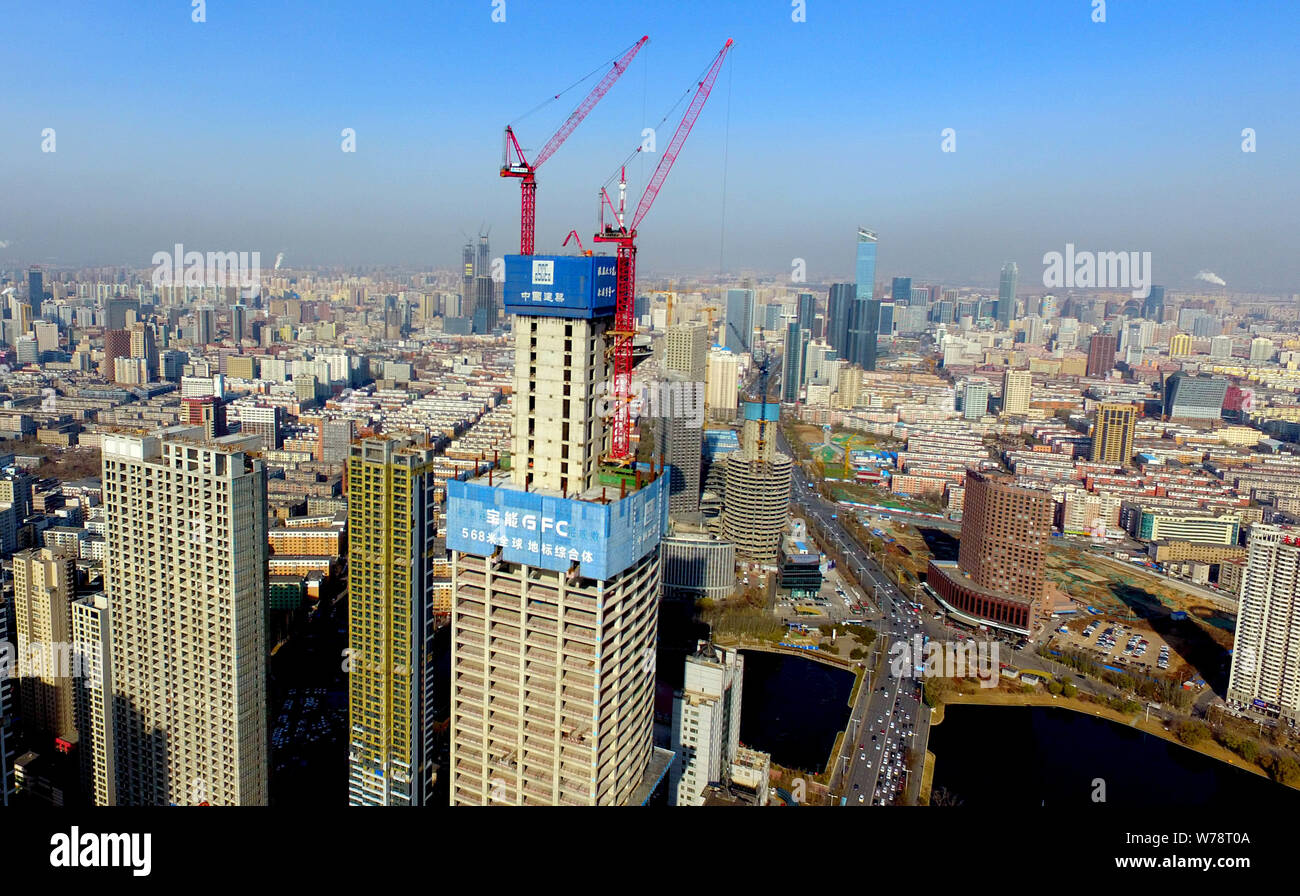 The Baoneng Shenyang Global Financial Center, the tallest building in ...