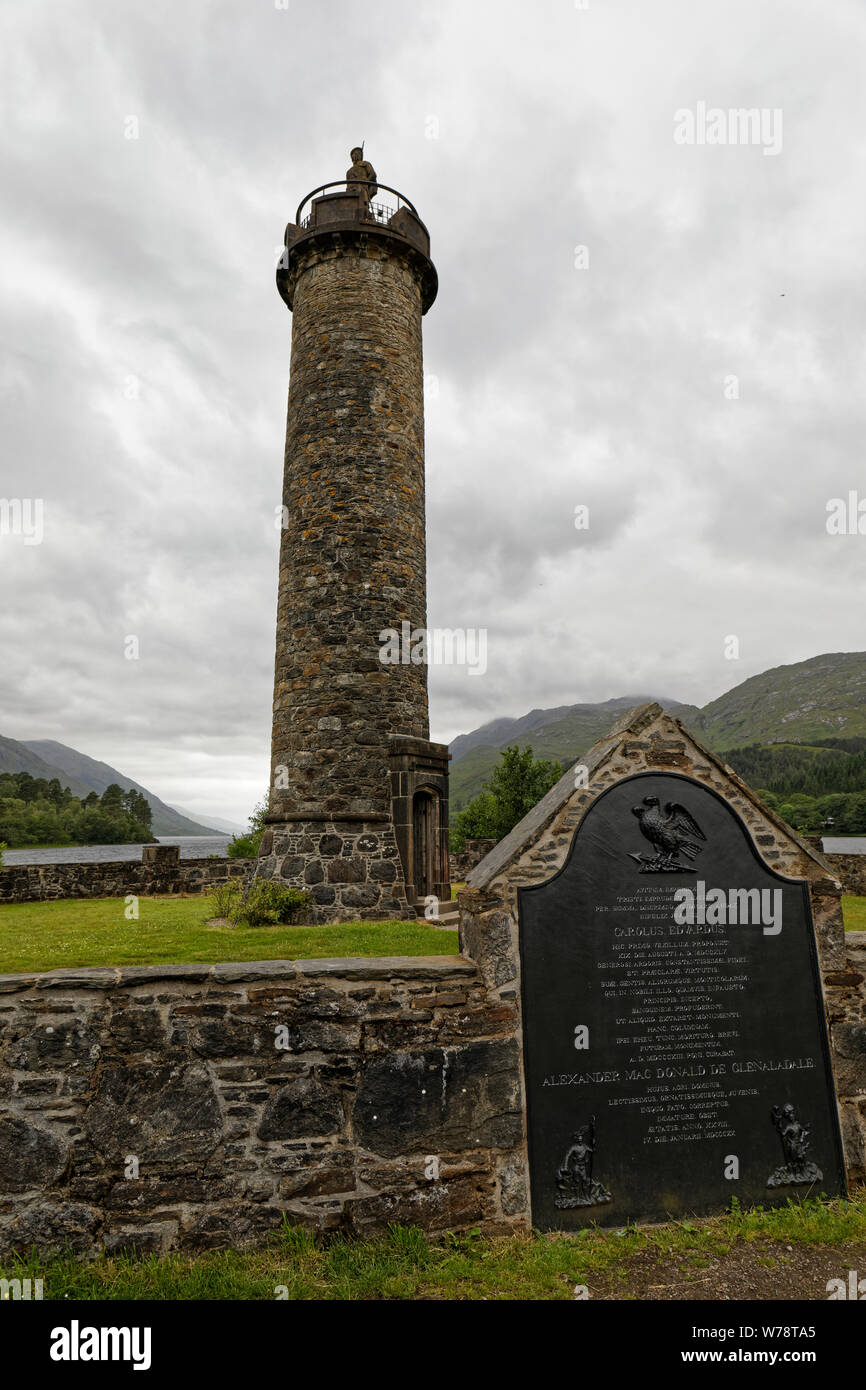 Glenfinnan Monument - Scotland, United Kingdom Stock Photo - Alamy