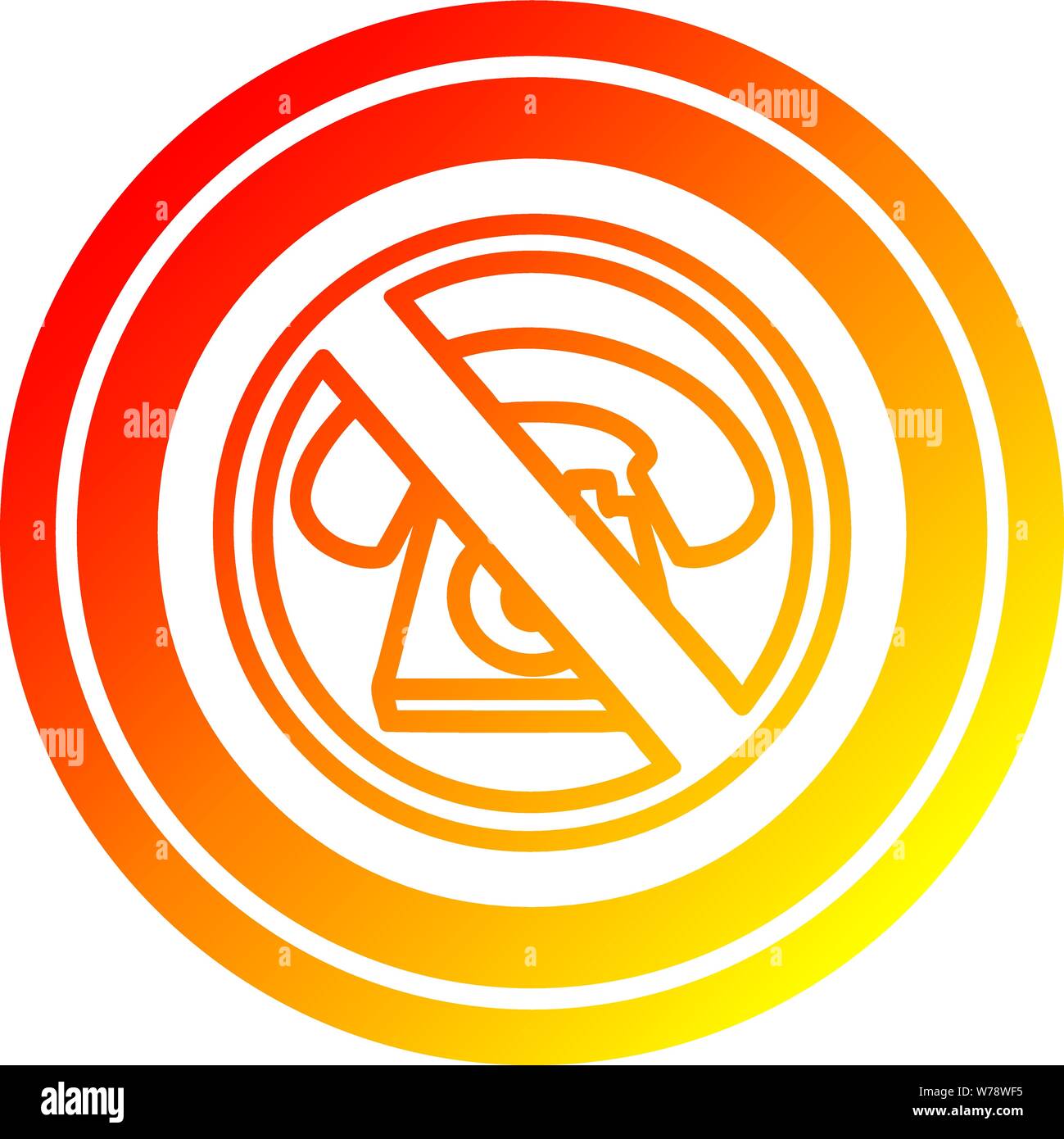 No cold calling sign hi-res stock photography and images - Alamy