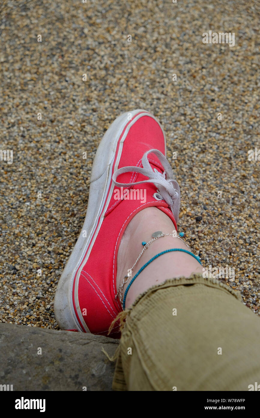 Mature womans foot hi-res stock photography and images - Alamy