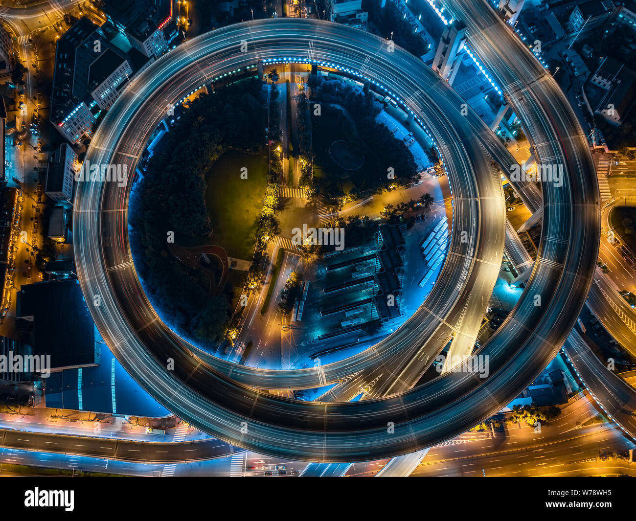 Nanpu bridge night shanghai hi-res stock photography and images - Alamy