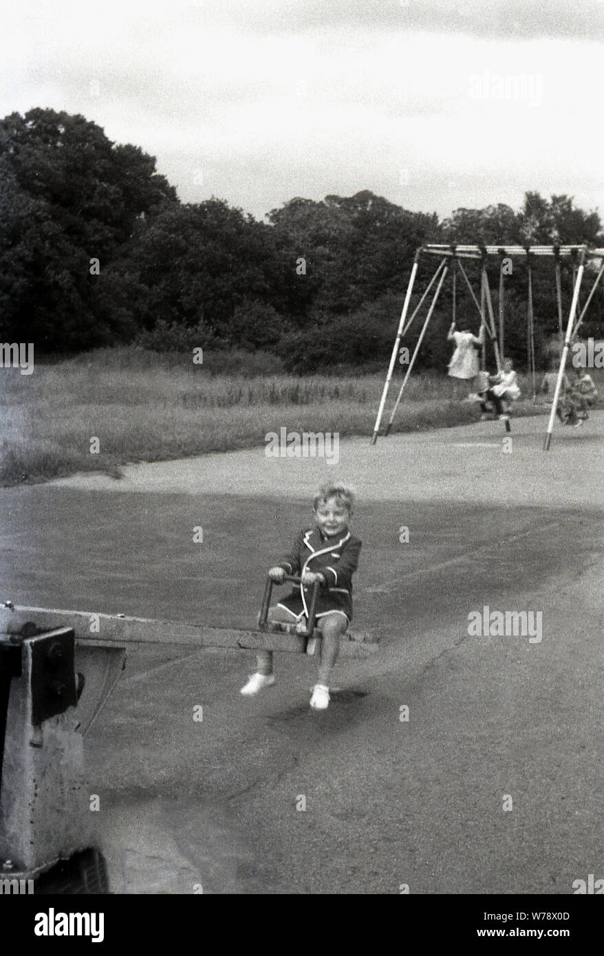 1950s Playground High Resolution Stock Photography and Images - Alamy