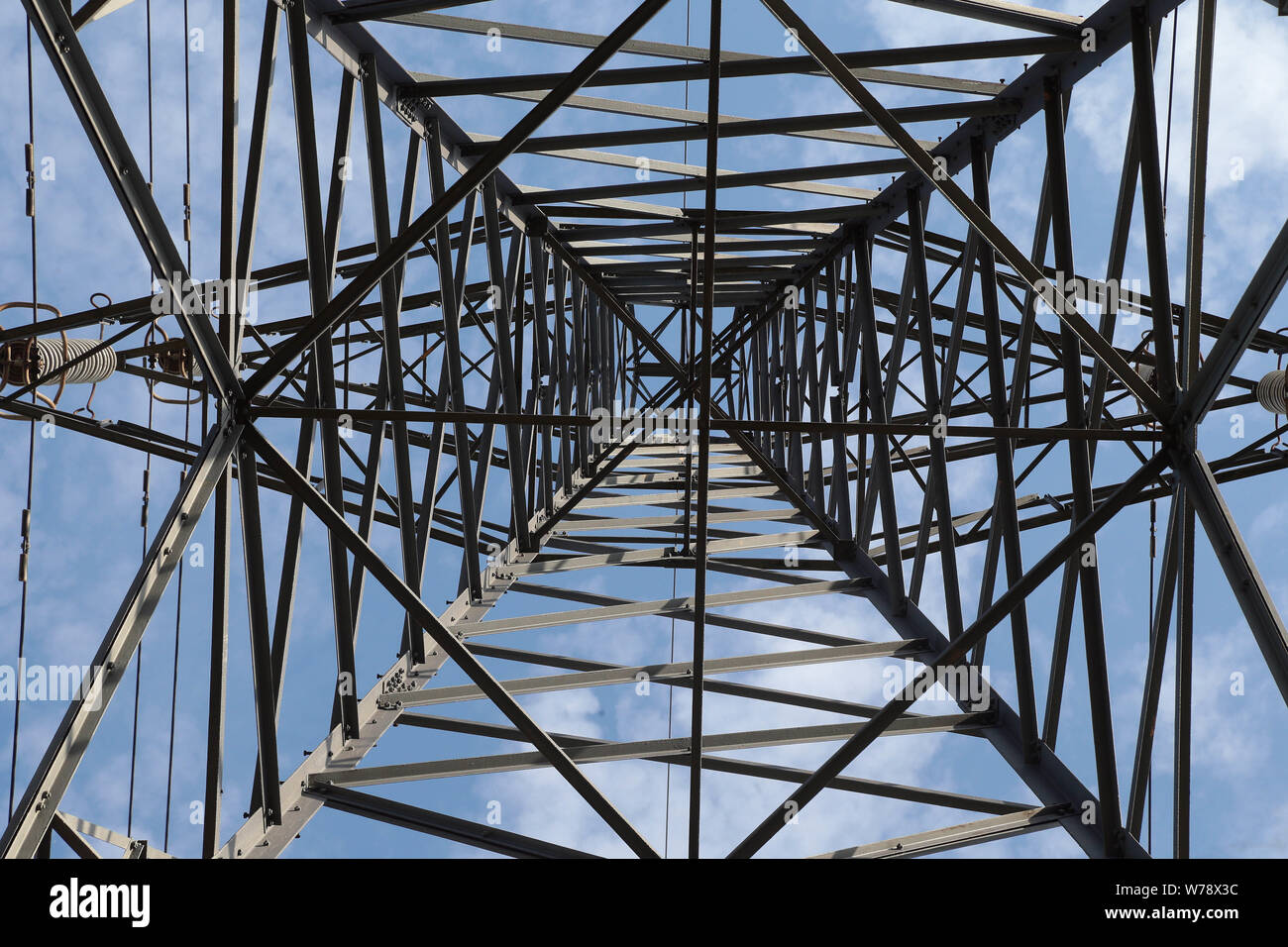 National Grid Electric Pylon in Wouldham Kent Stock Photo - Alamy