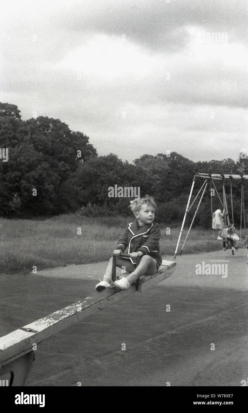 1950s Playground High Resolution Stock Photography and Images - Alamy