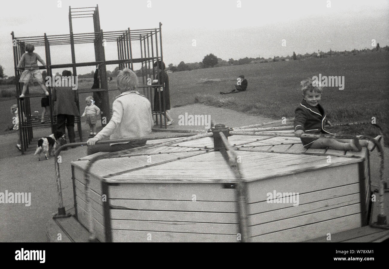 Children Playground 1960s High Resolution Stock Photography and Images ...