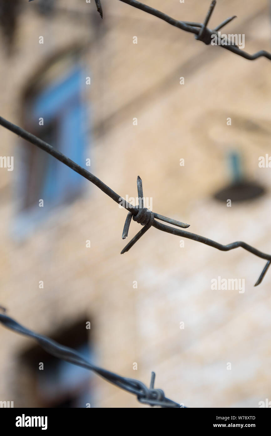 Barbed window hi-res stock photography and images - Alamy