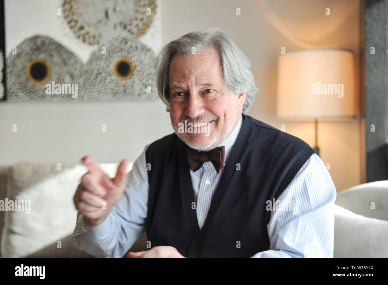 American media and education entrepreneur Chris Whittle, founder and ...