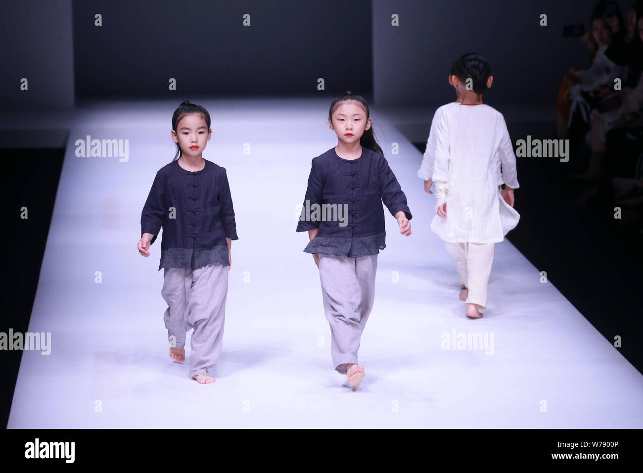 Models display new creations at the fashion show of Amelie Wang by Wang ...