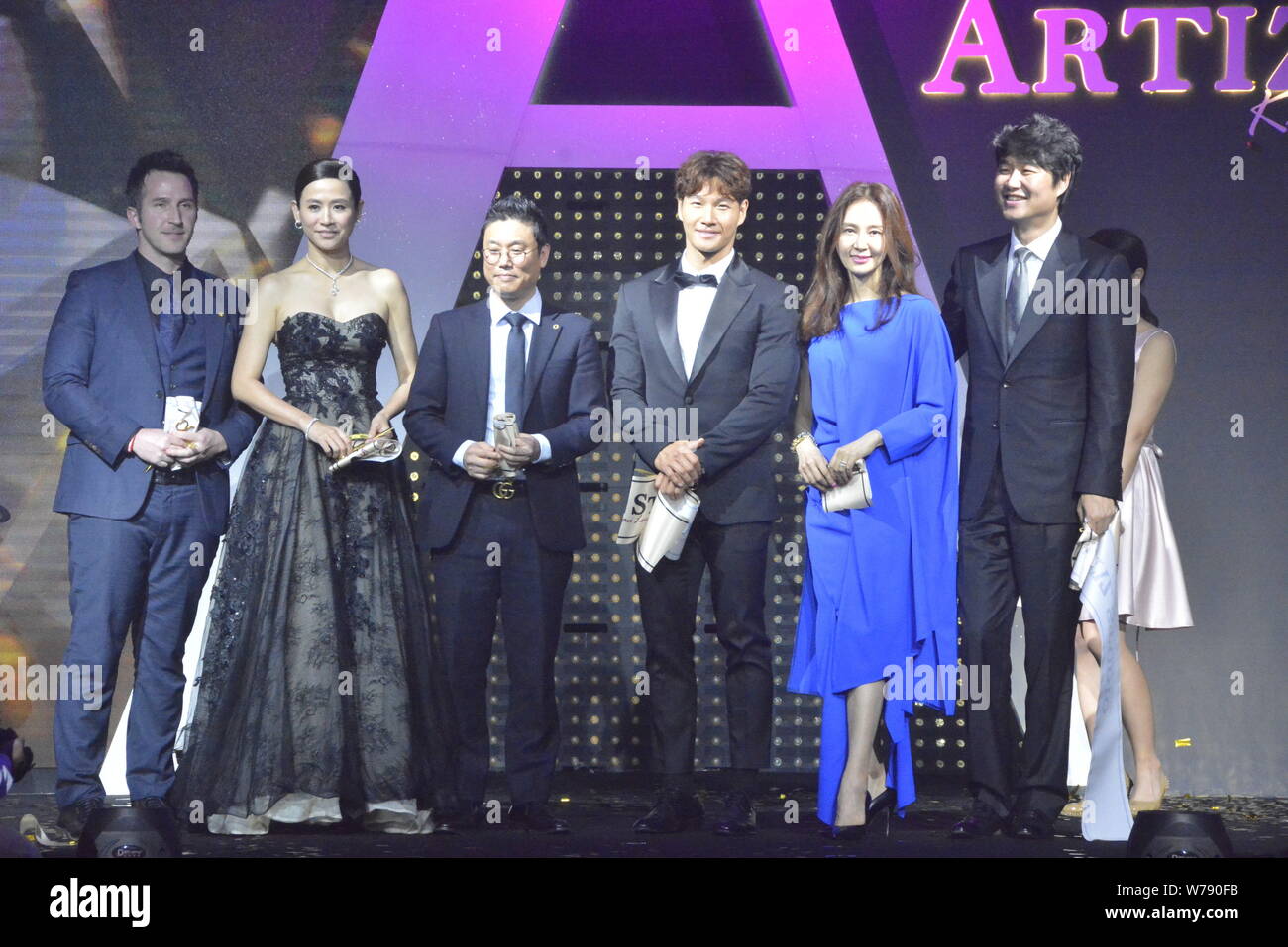 Hong Kong actress Jessica Hester Hsuan, second left, also known as Suen ...