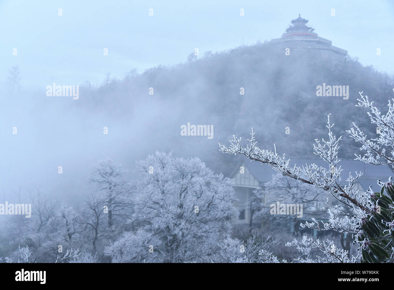 Zhangjiajie and tianmen mountain in winter hi-res stock photography and ...