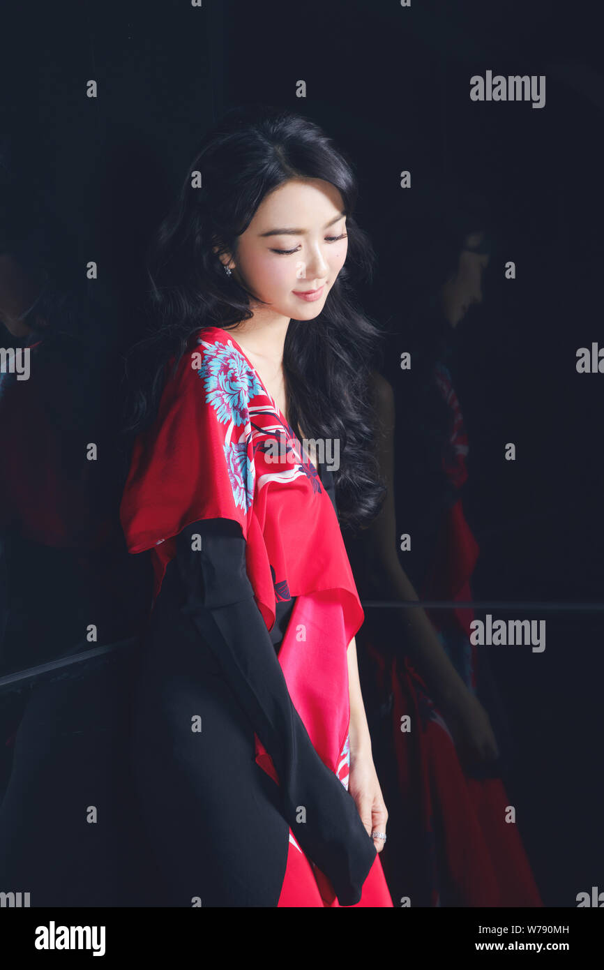 Hong Kong singer and actress Fiona Sit poses for photos during an ...