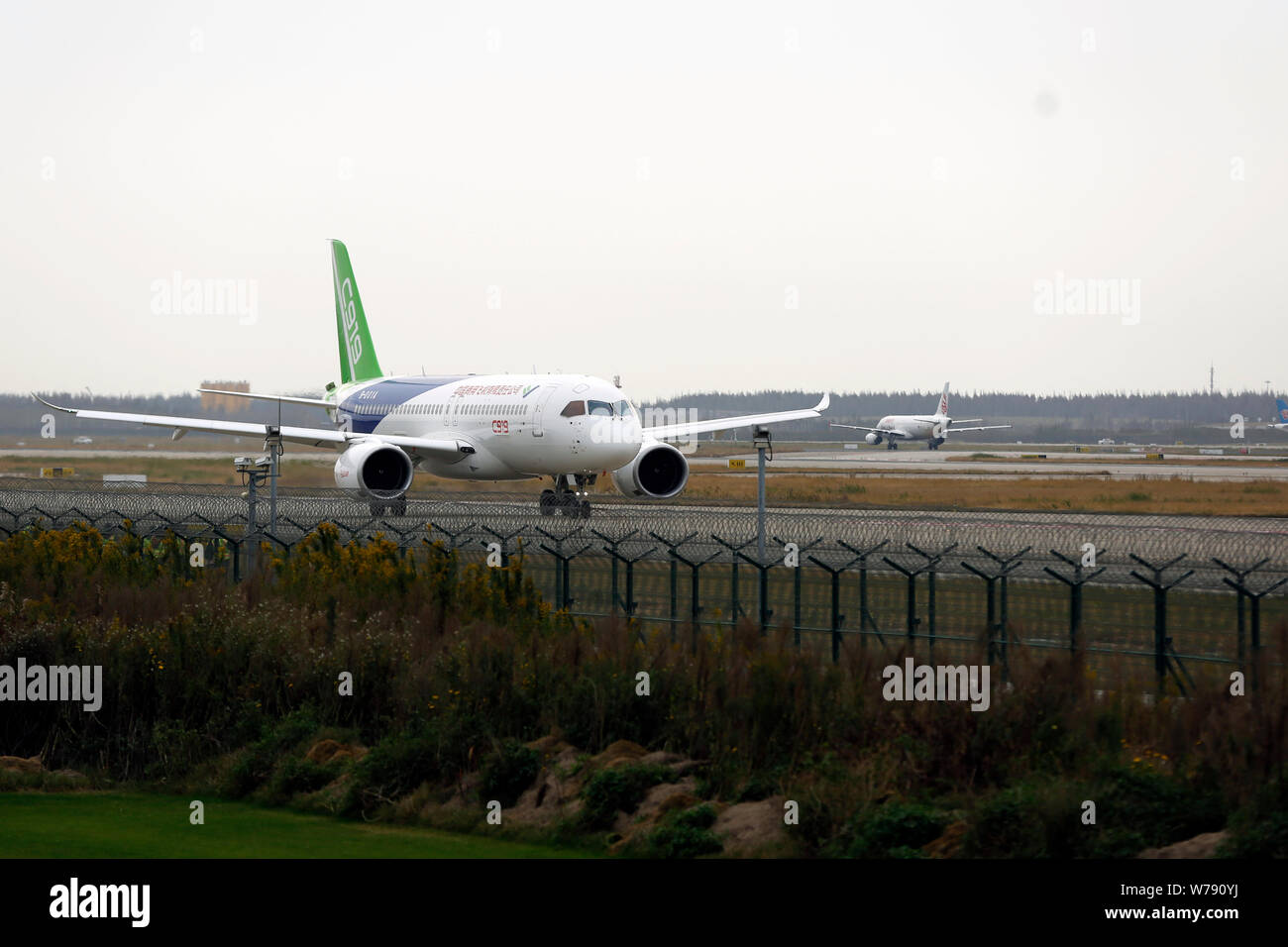 China's first self-developed large passenger jet C919 of COMAC ...