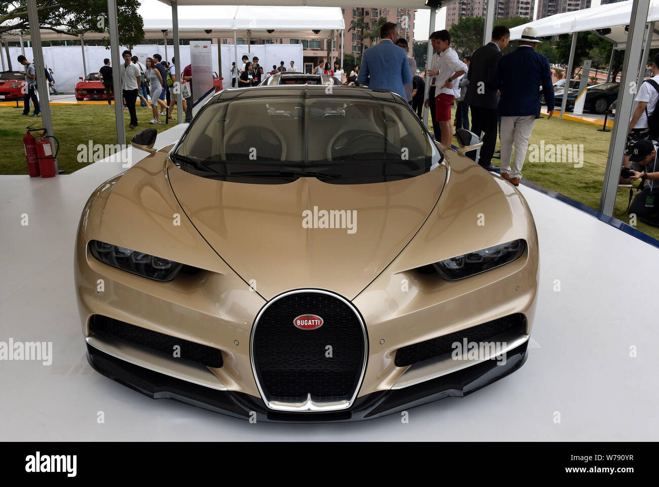 A Bugatti sports car of French car manufacturer Automobiles Ettore ...