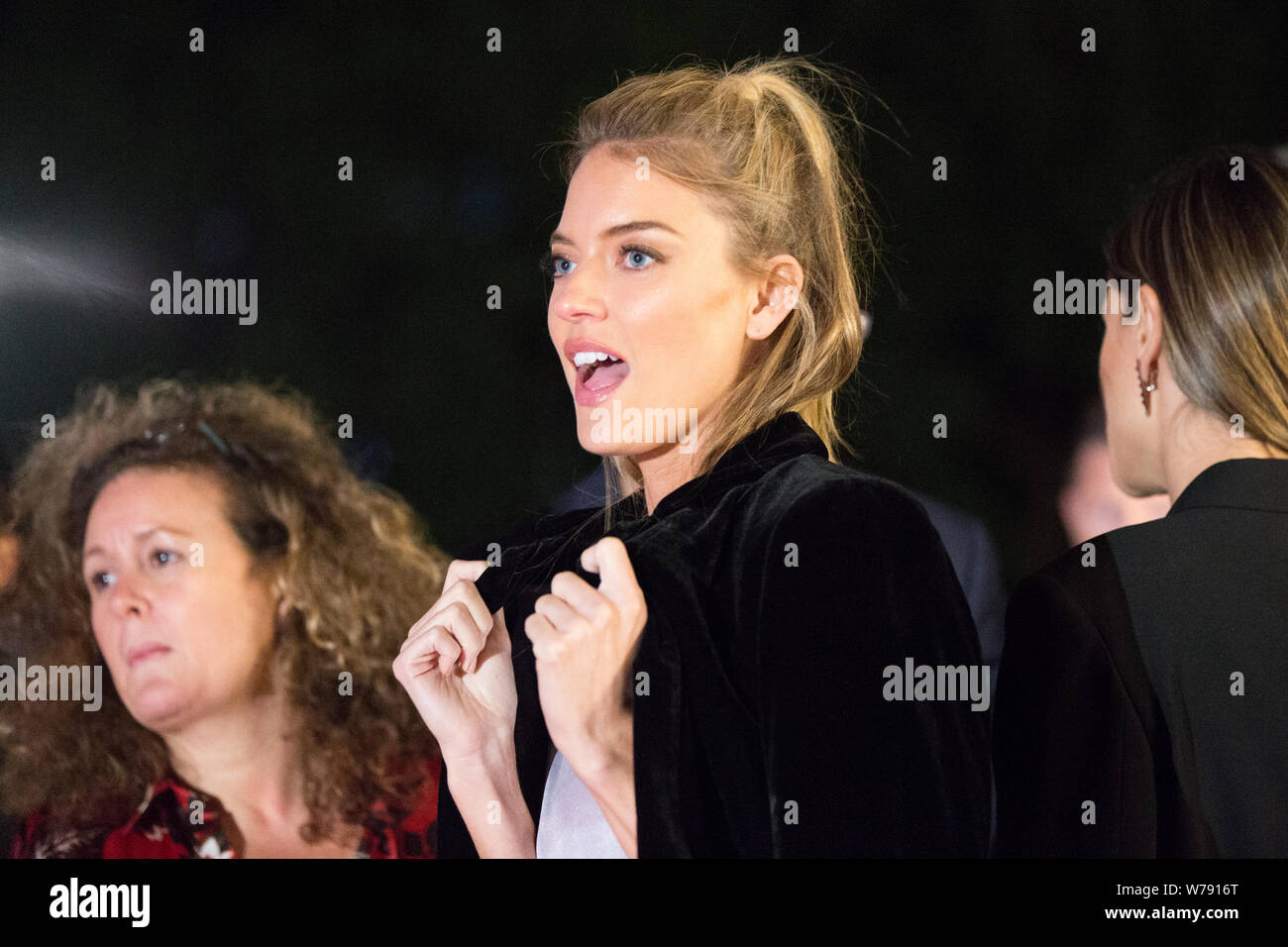 Victoria's Secret Angel and American model Martha Hunt poses before ...