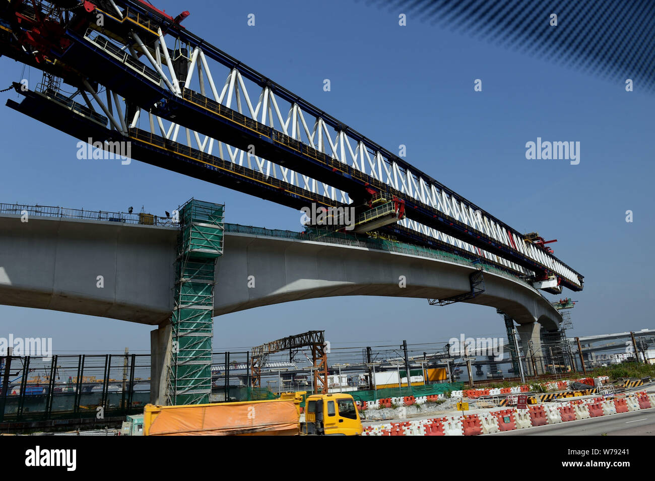 This photo taken in 2017 shows the Hong Kong section of the world's ...