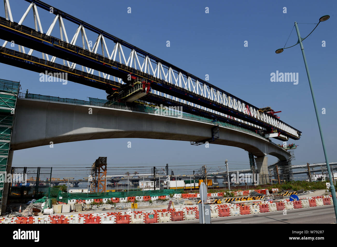This photo taken in 2017 shows the Hong Kong section of the world's ...