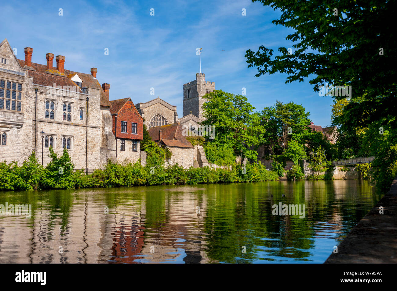 Archbishops Palace Maidstone Kent Stock Photos & Archbishops Palace ...