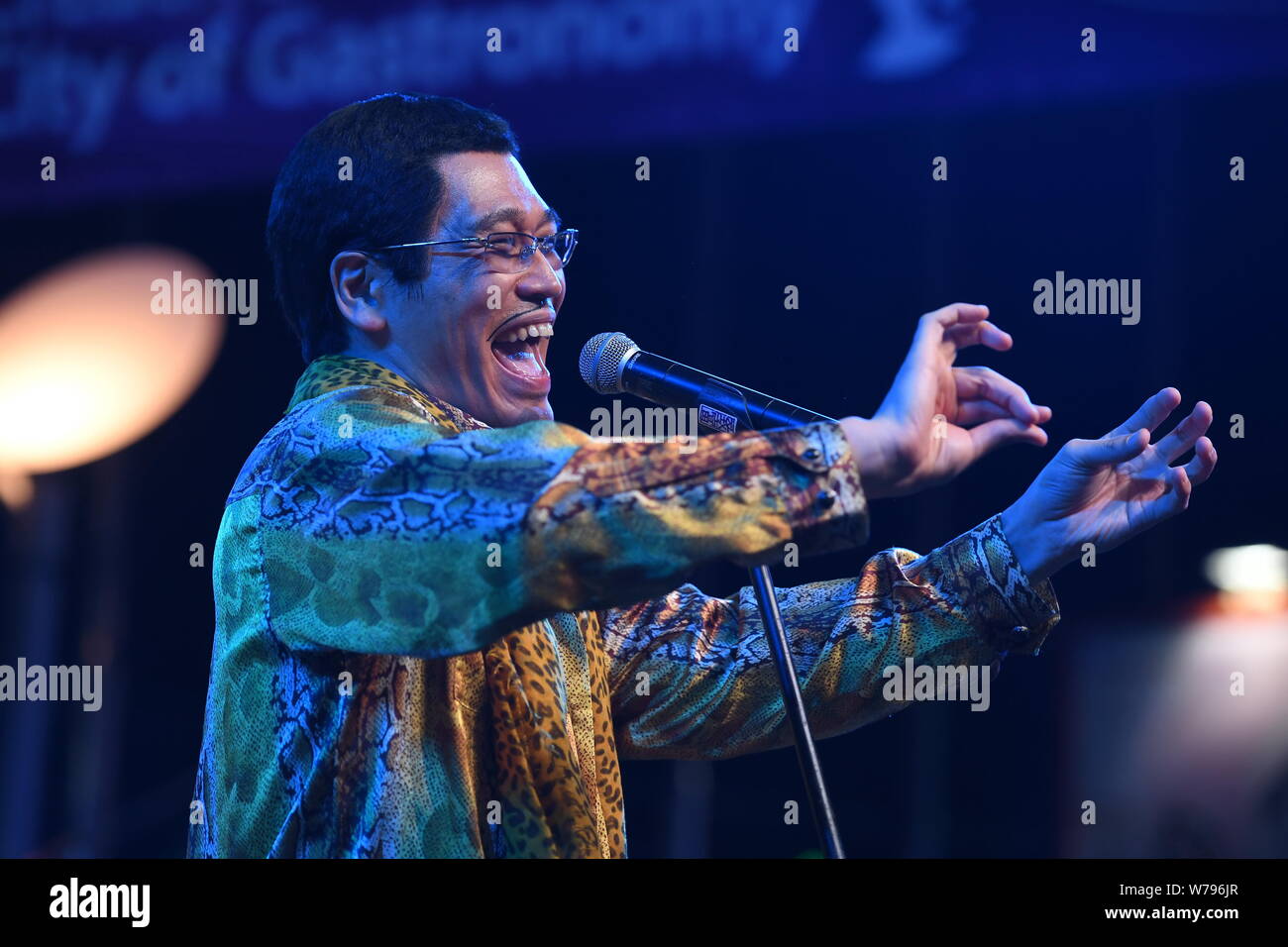 Japanese comedian and singer-songwriter Kazuhito Kosaka, better known ...