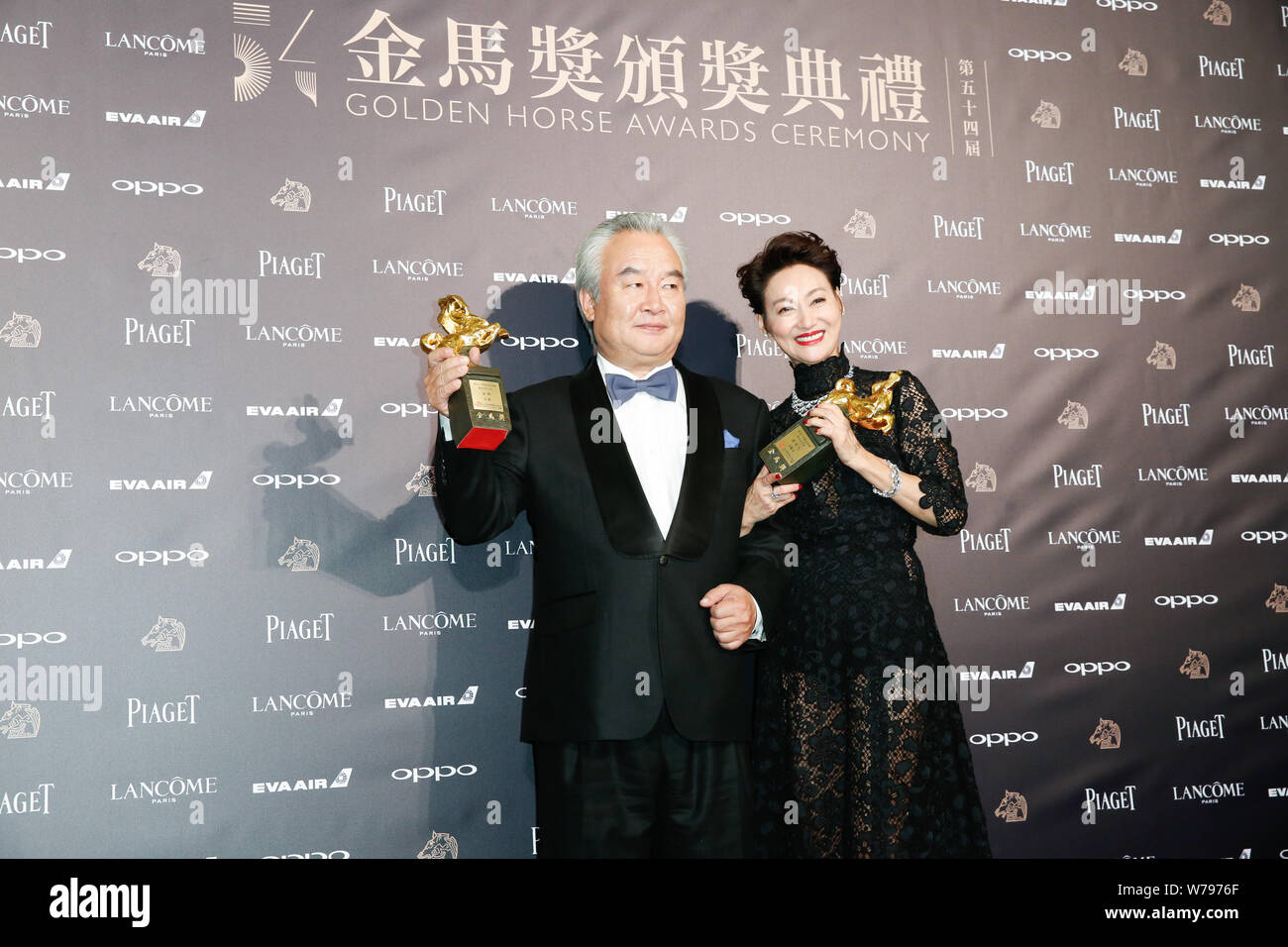 **TAIWAN OUT**Hong Kong actress Kara Wai, right, and Chinese actor Tu ...