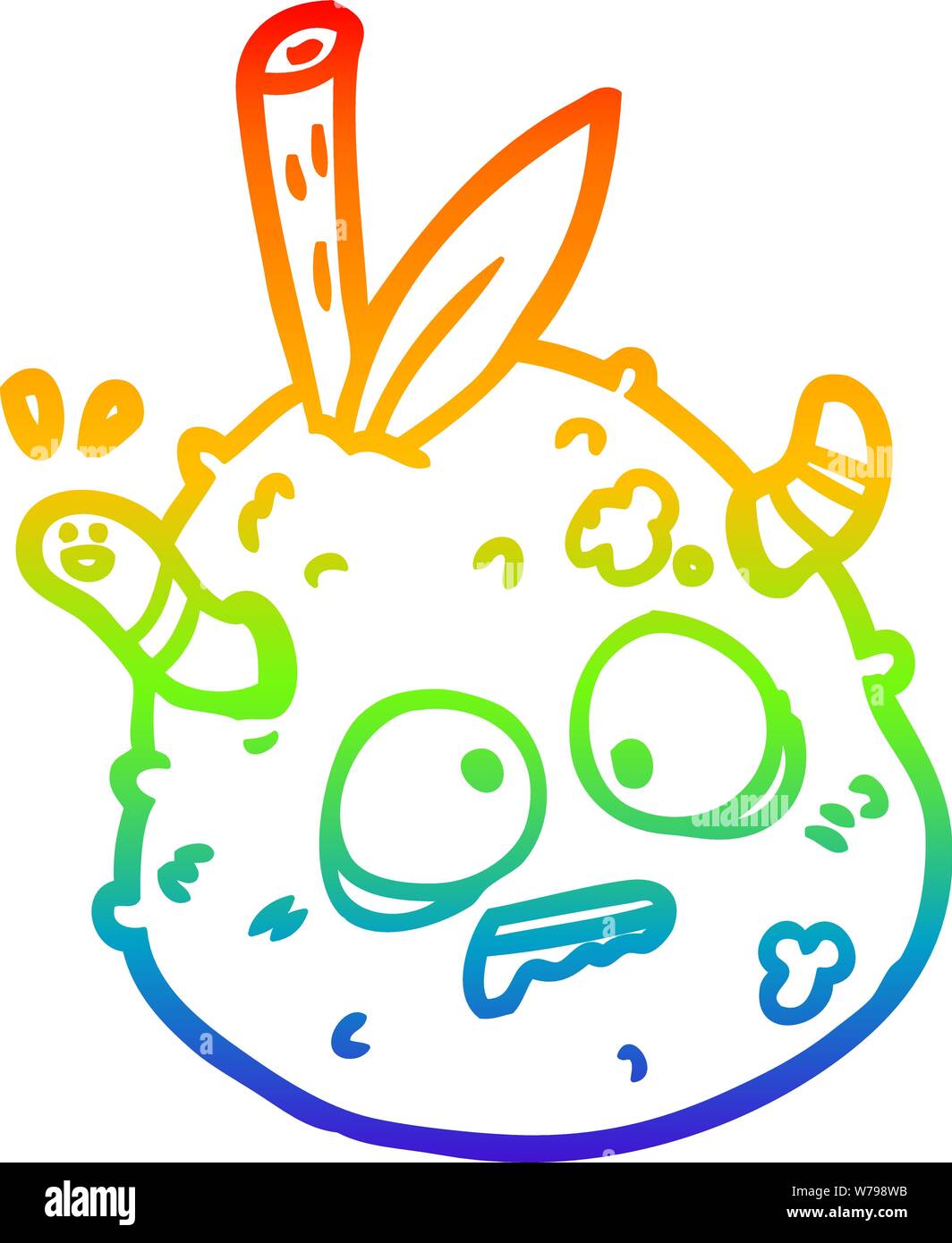 Fruit rotting Stock Vector Images - Alamy