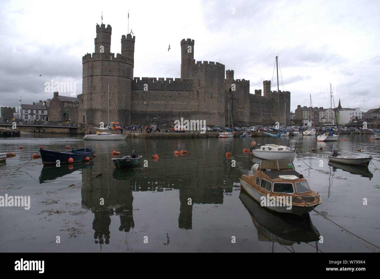 Caernarfon Castle, Caernarfon, Gwynedd, Wales, UK Stock Photo - Alamy
