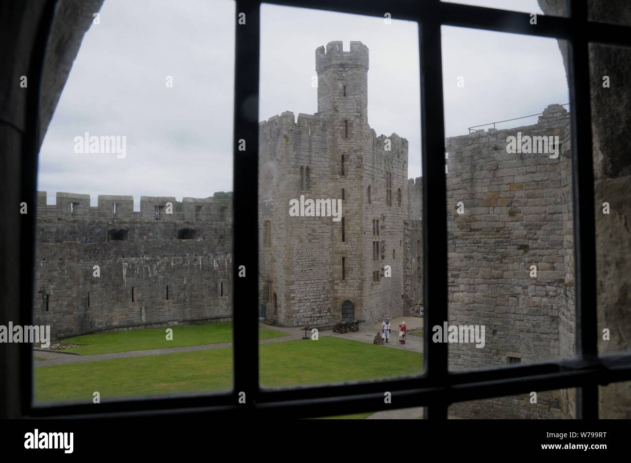 Caernarfon Castle, Caernarfon, Gwynedd, Wales, UK Stock Photo - Alamy