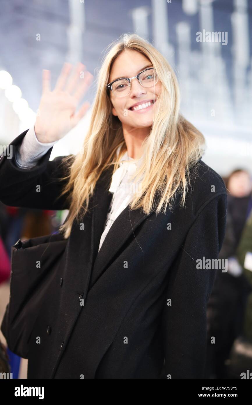 Victoria's Secret Angel and American model Martha Hunt is pictured as ...