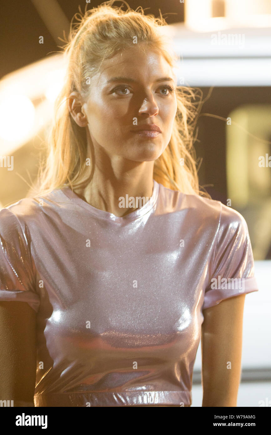 Victoria's Secret Angel and American model Martha Hunt poses before ...