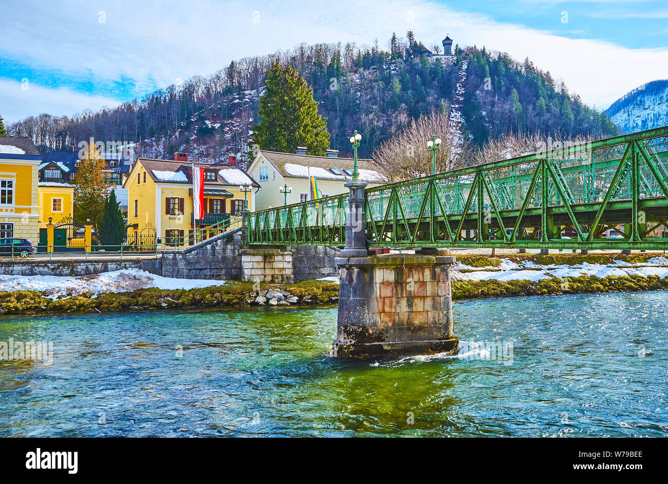 Walk by Traun river and explore natural and architectural landmarks of ...