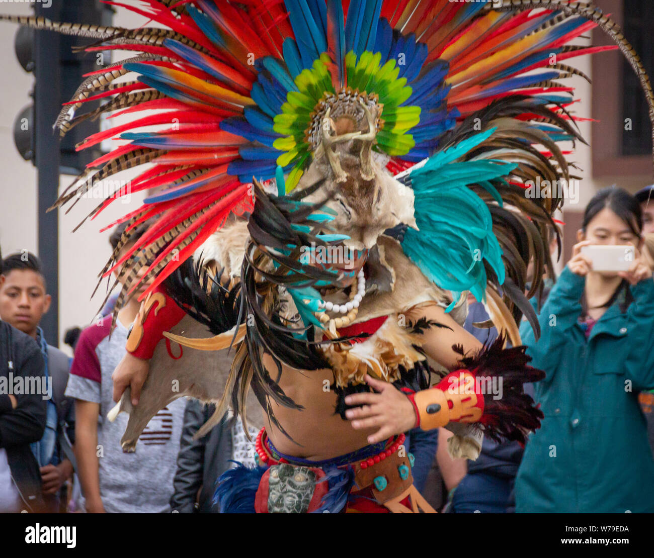 Prehispanic Dancers Mexico High Resolution Stock Photography and Images ...