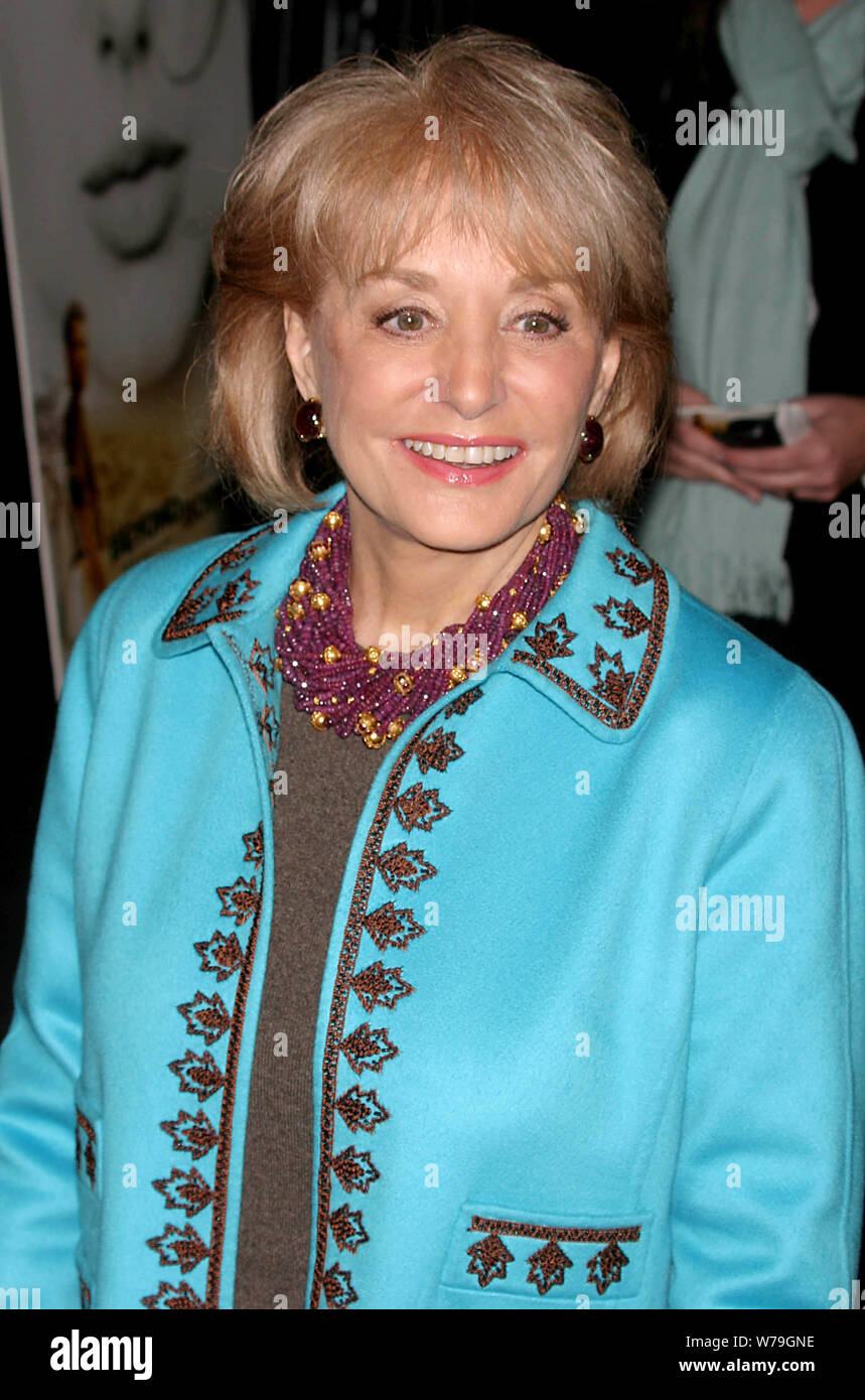 Barbara Walters, 2003, Photo By John Barrett/PHOTOlink Stock Photo - Alamy