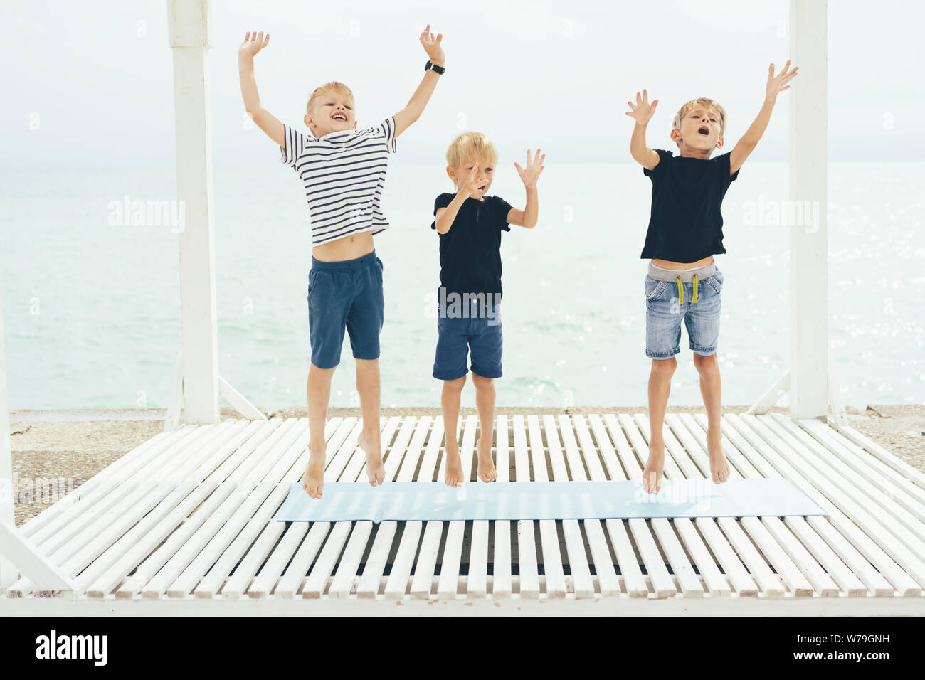 Three dancing boys hi-res stock photography and images - Alamy