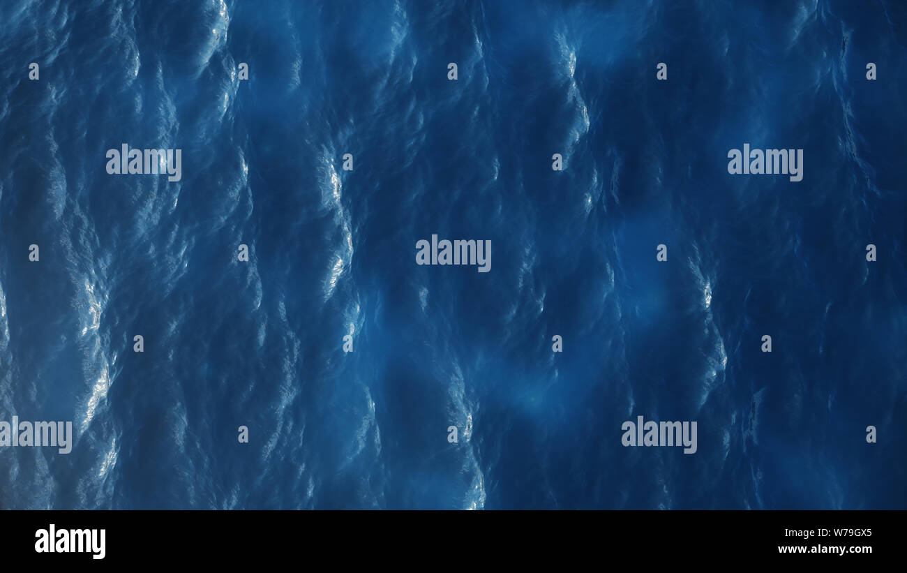 Sea wave top view. Ocean water backgorund. Sea or ocean wave close-up ...