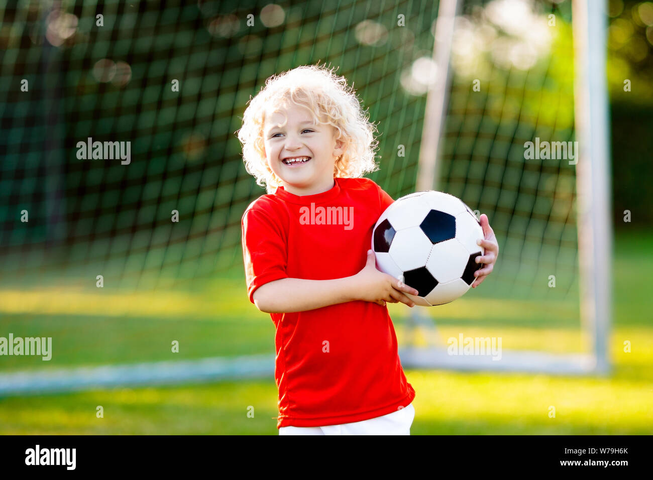 Kids Scoring Soccer Goals