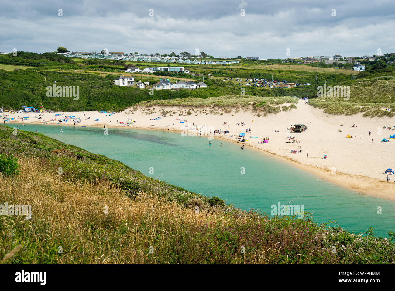 Crantock cornwall hi-res stock photography and images - Alamy