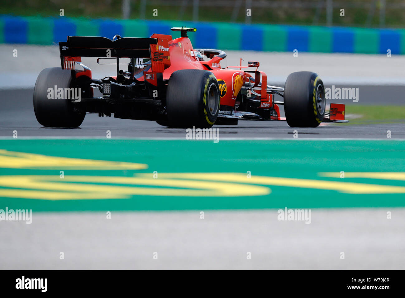 Formula 1 racing weekend in Hungaroring circuit Hungary august 04 2019 ...