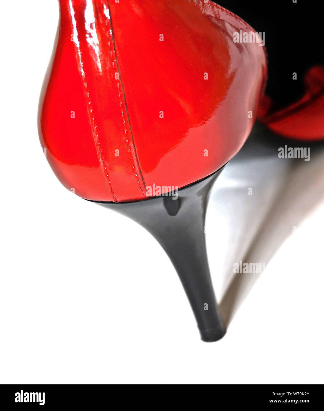 1 red high heel shoe hi-res stock photography and images - Alamy