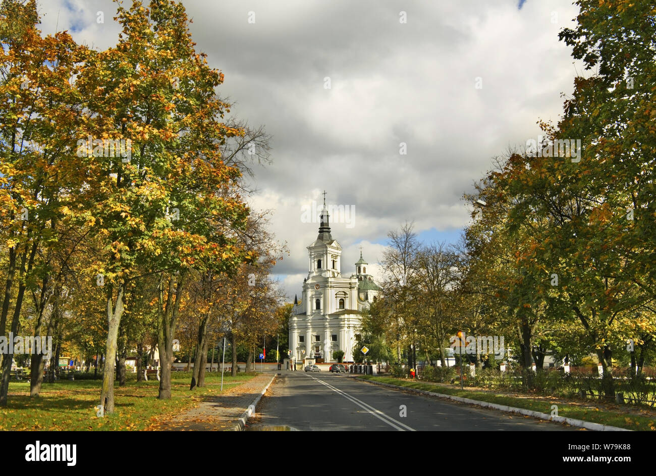 Church of St. Anna in Koden. Poland Stock Photo - Alamy