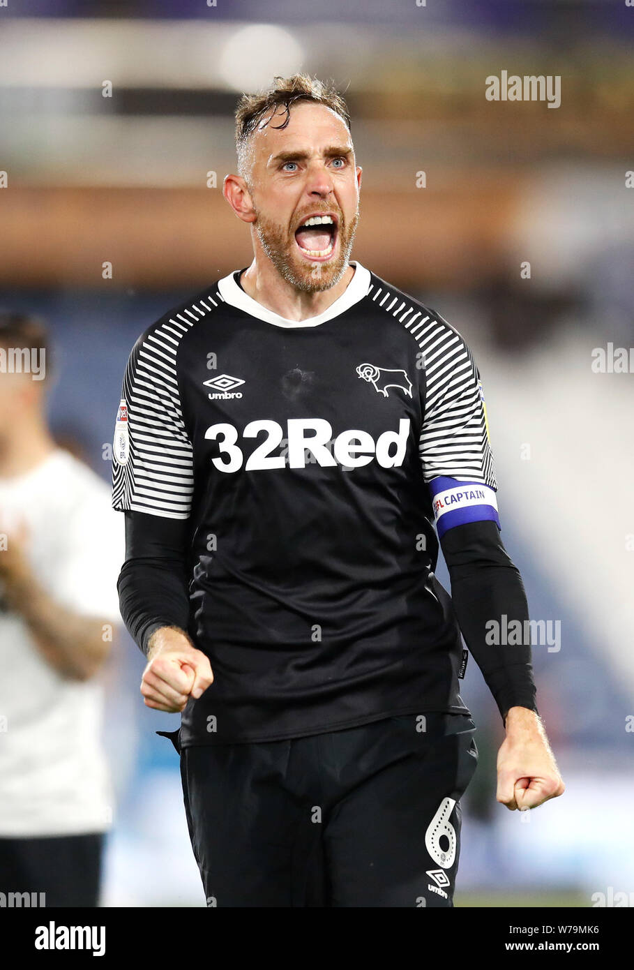 Derby County's Richard Keogh celebrates victory after the Sky Bet ...