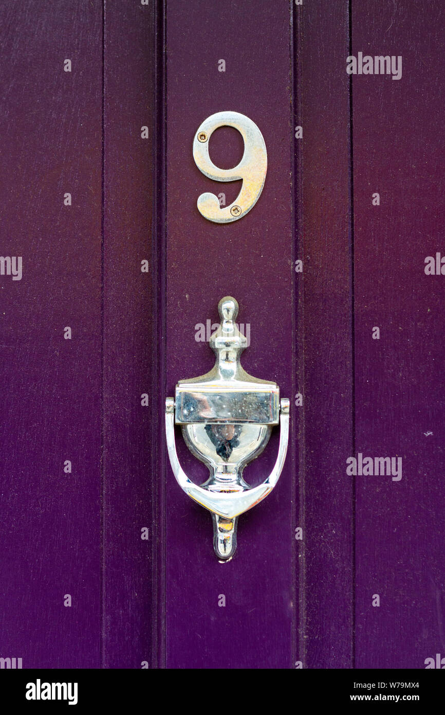 Purple front door hi-res stock photography and images - Alamy