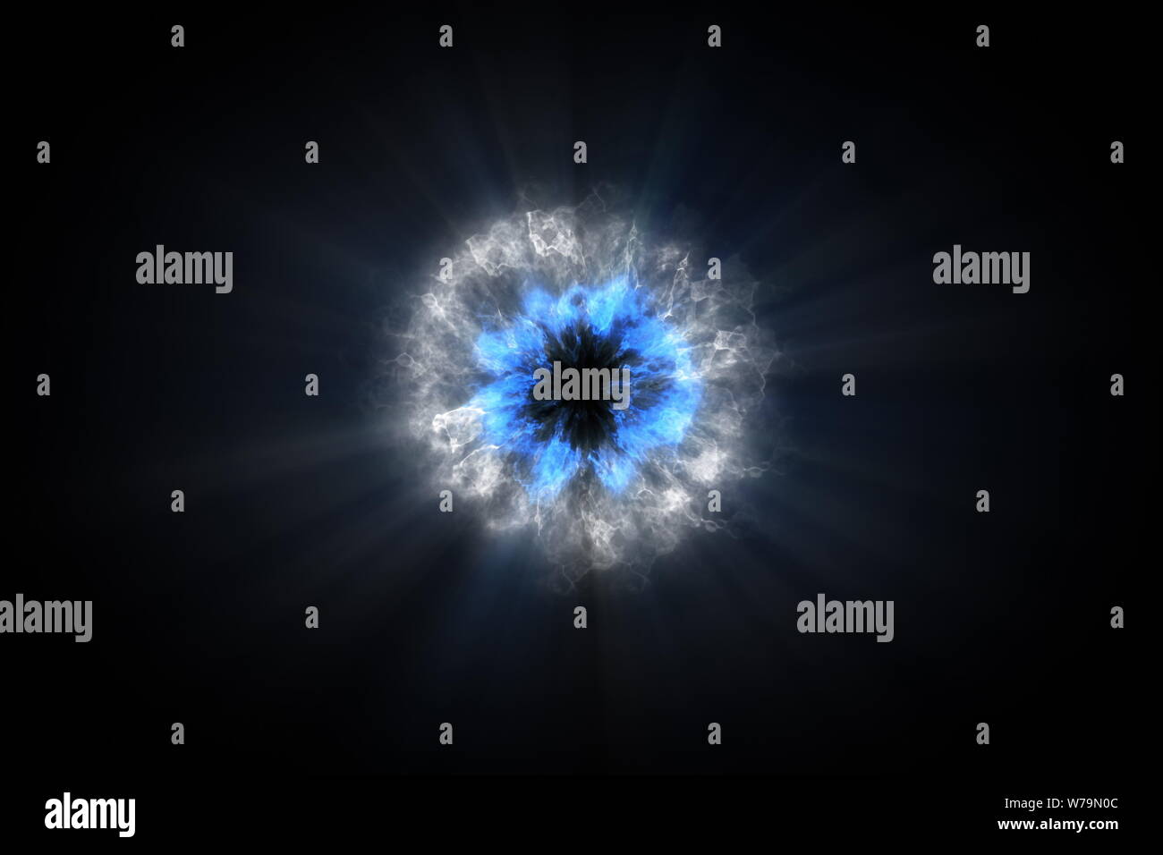 Colorful shock wave consisting particles. VFX elements, Graphic ...