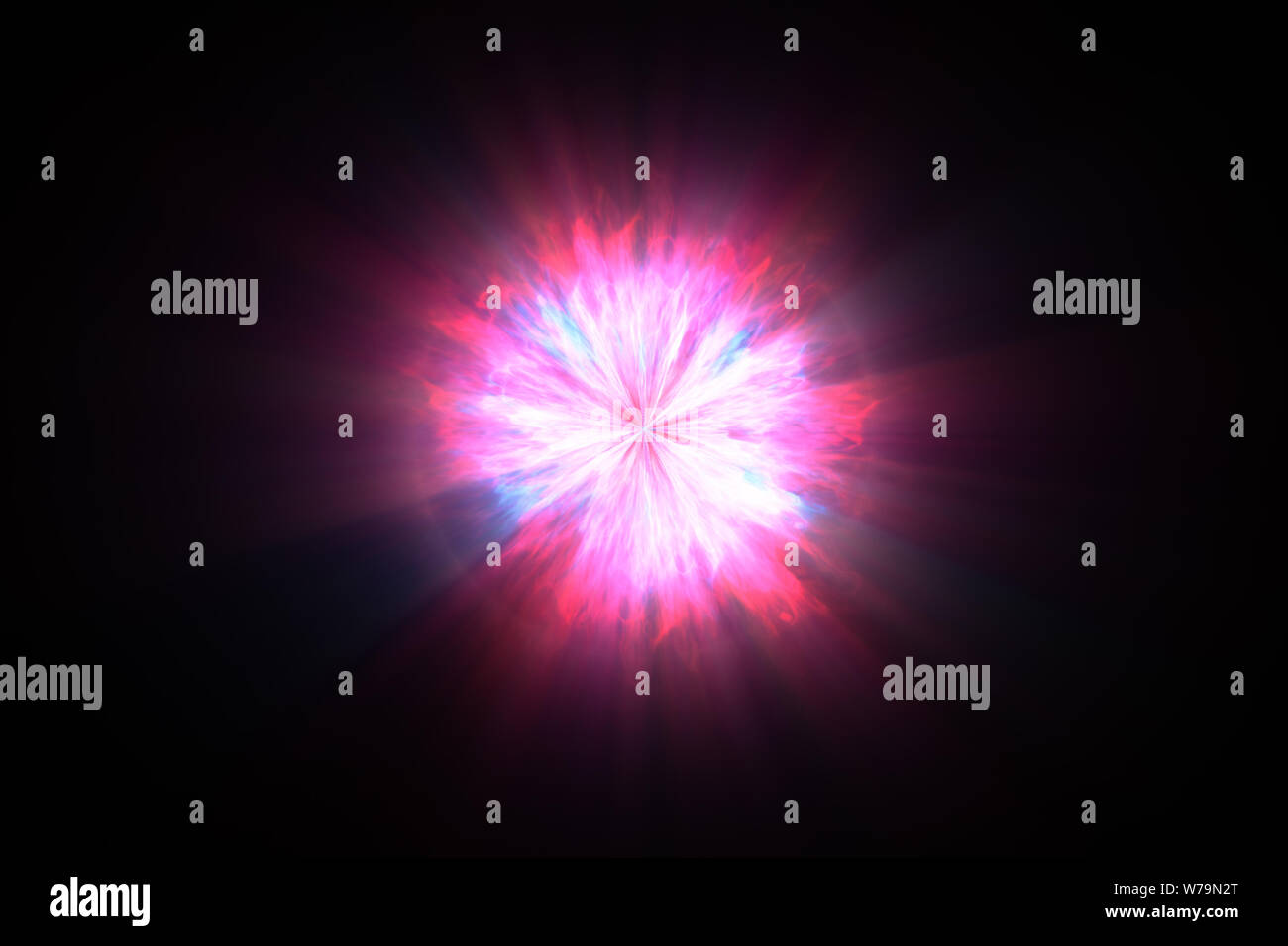 Colorful shock wave consisting particles. VFX elements, Graphic ...