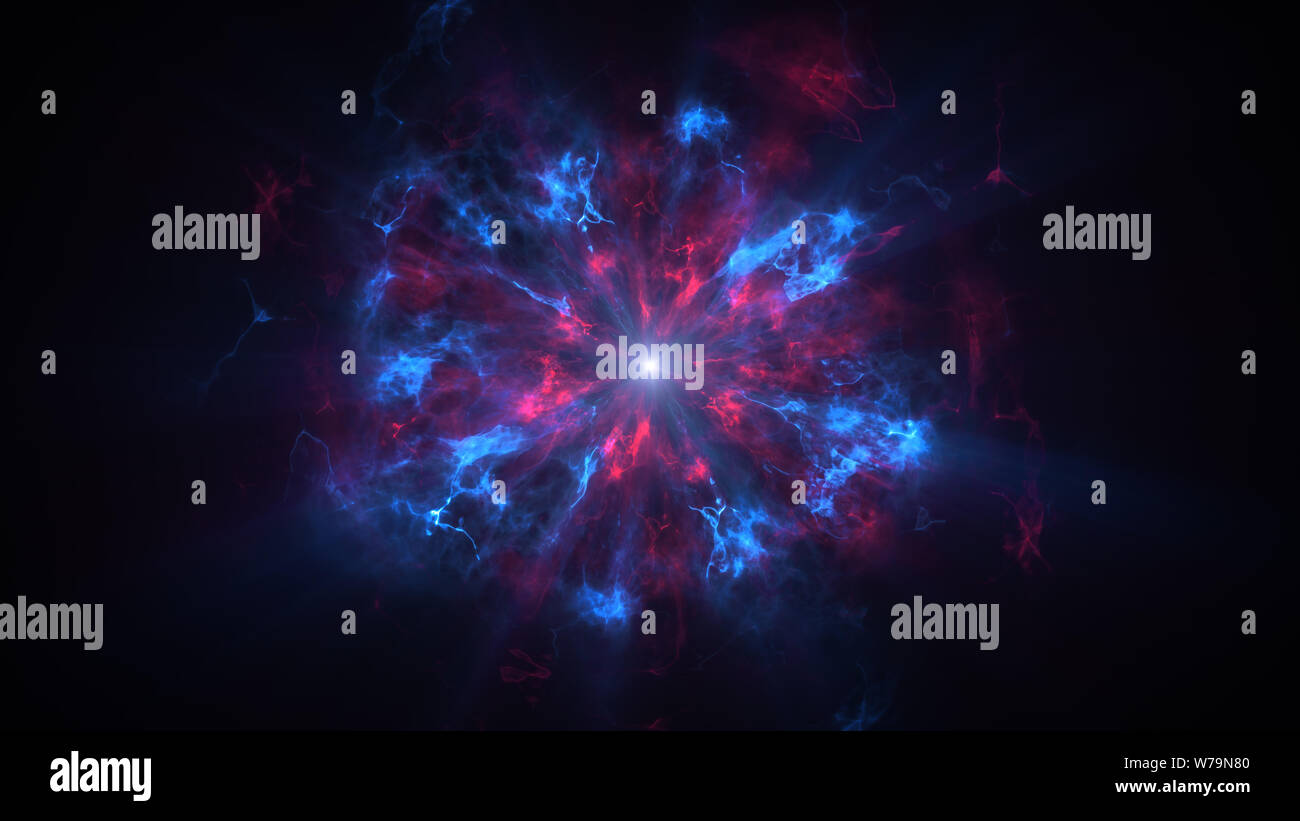 Colorful shock wave consisting particles. VFX elements, Graphic ...
